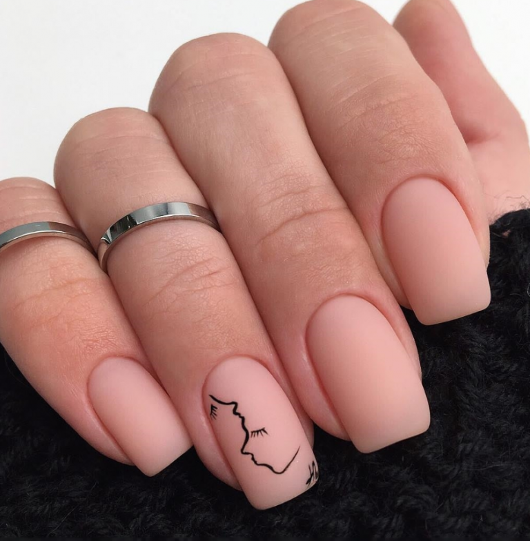 56 Hottest Natural Matte Short Nails Design Ideas Spring & Summer ...