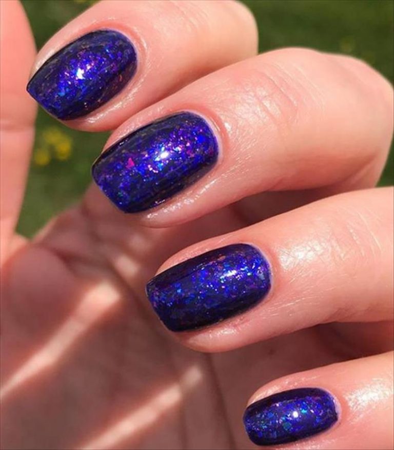 60 Elegant short purple nails design for a romantic summer! - Fashionsum