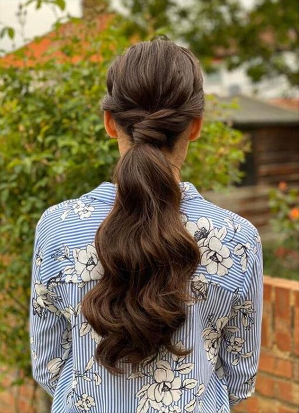 Beautiful ponytail haristyle ideas for fashionable girls - Fashionsum