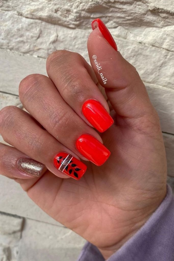 38 Trendy short nail designs for Winter nails ideas 2021 - Fashionsum