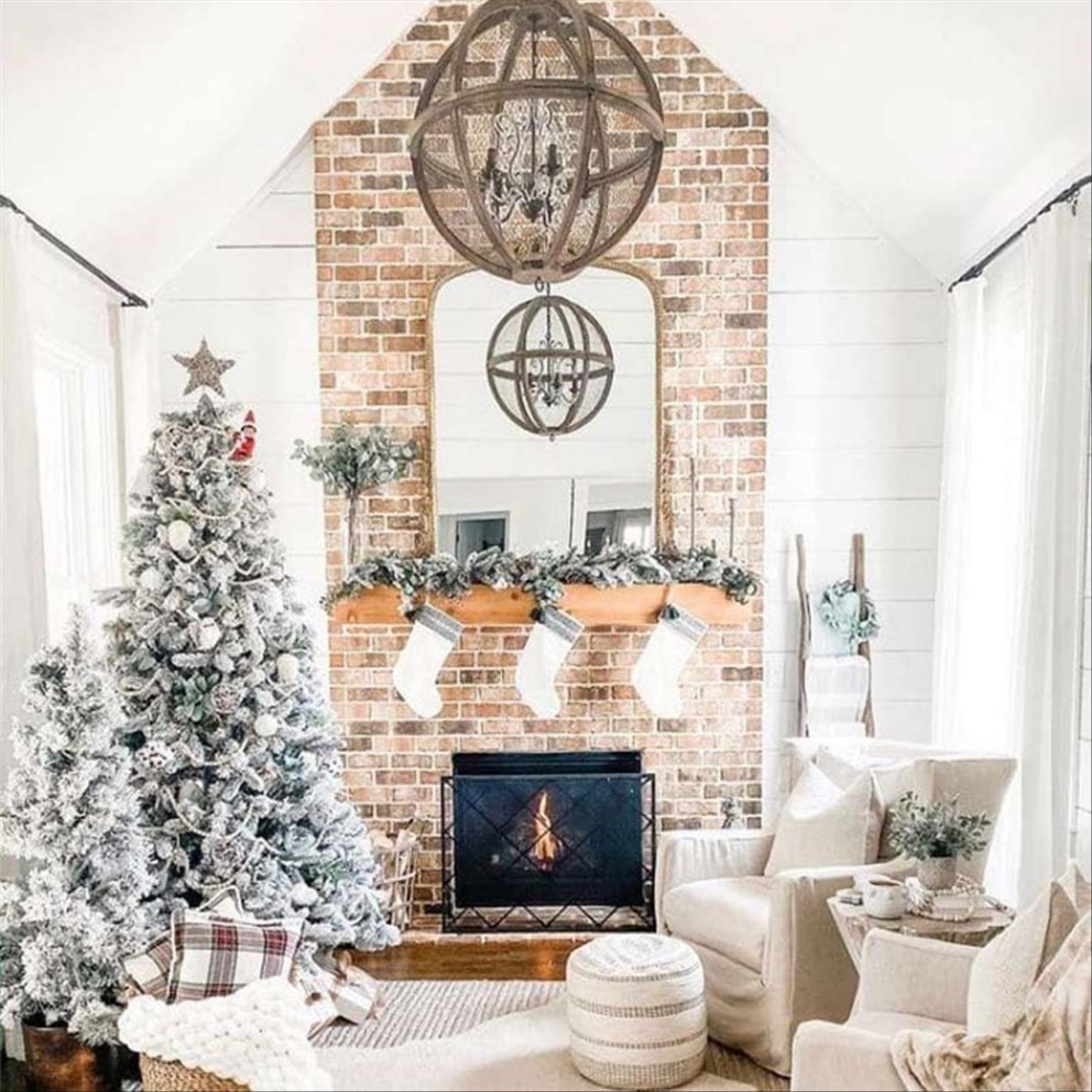 30 Cozy Christmas fireplace decor ideas to Warm Your Holiday