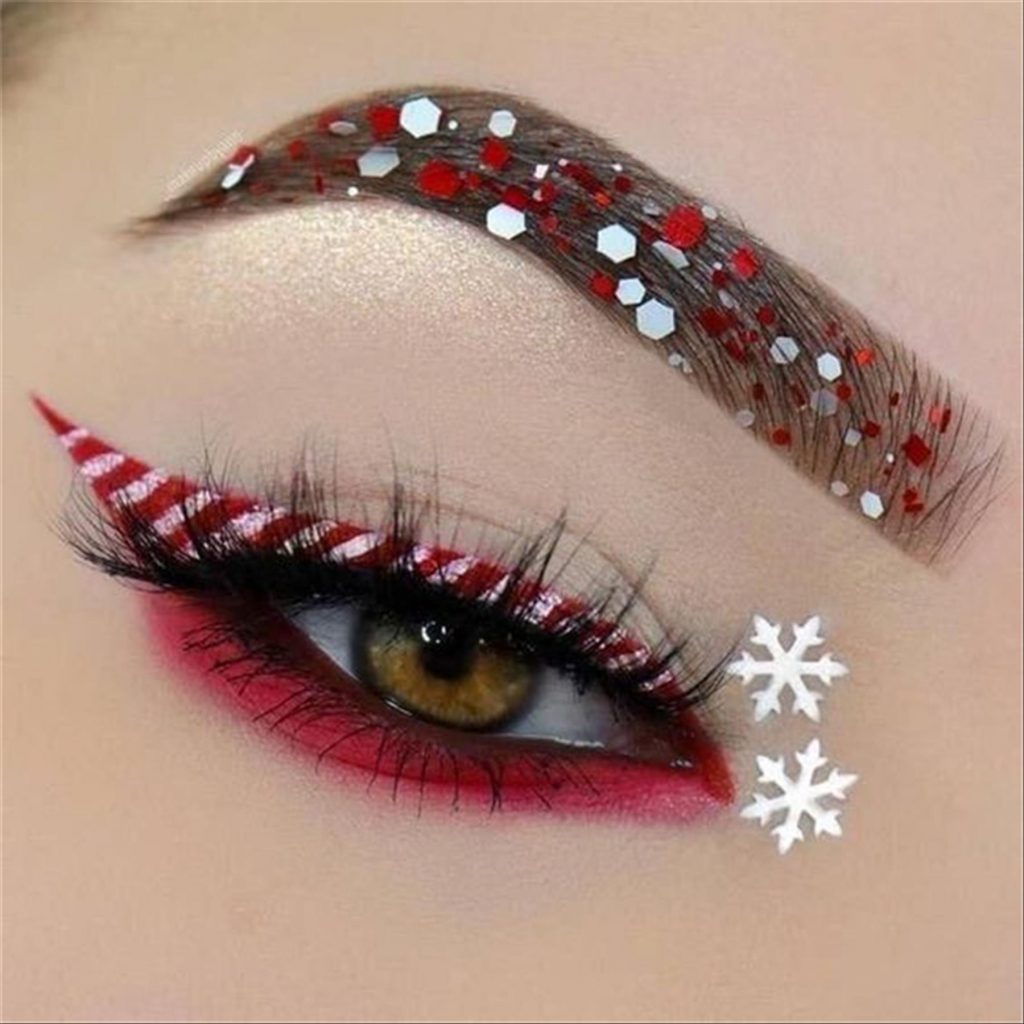 34 Festive Christmas Makeup Looks Ideas to Enjoy The Holiday - Page 2 ...