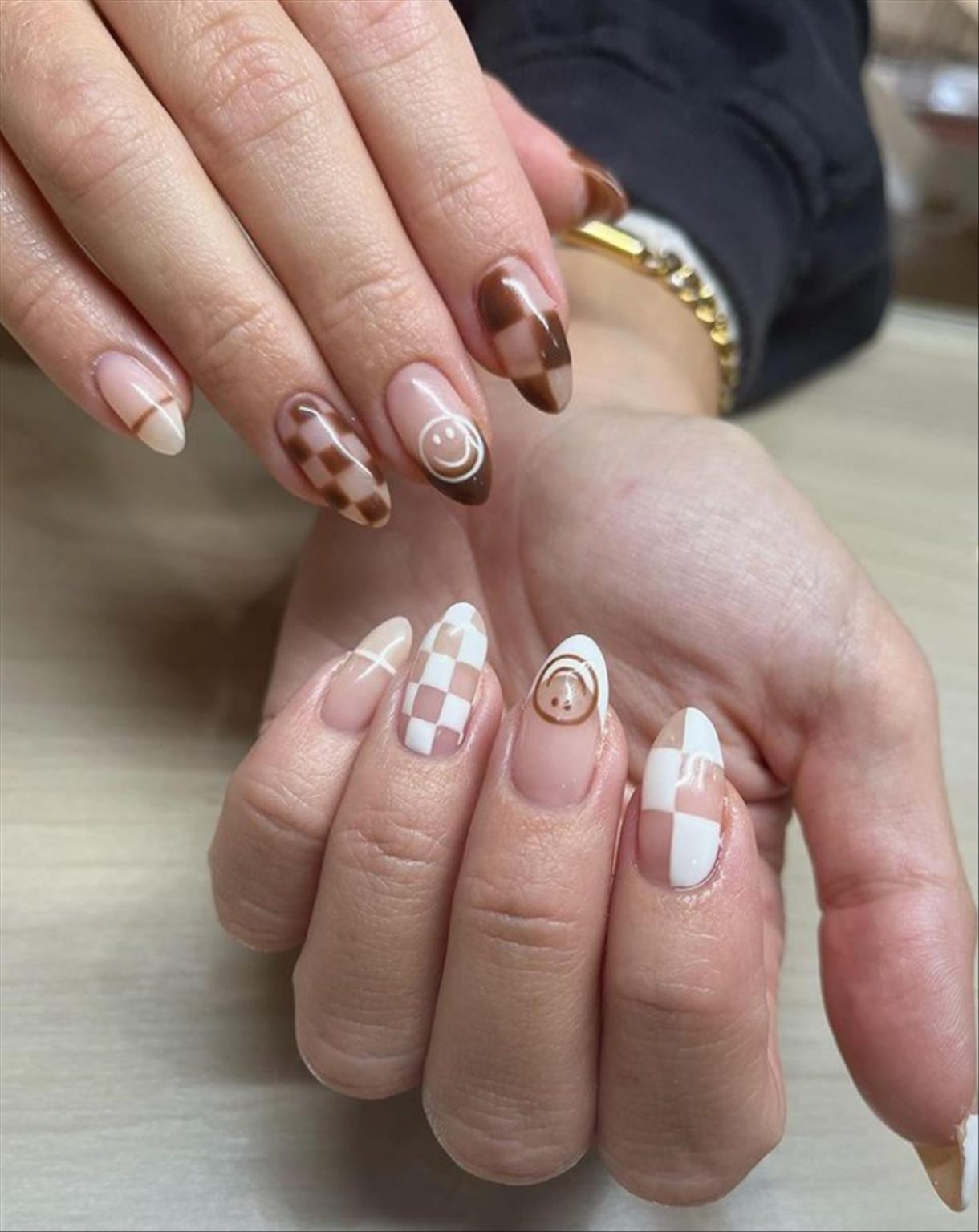 24 The Coolest Checkered Nail Art Designs of the Season