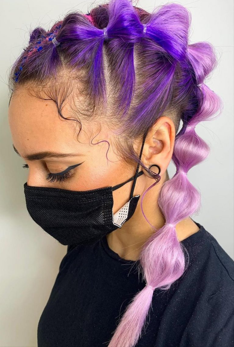 19 Best bubble hairstyle designs for Summer to copy - Fashionsum
