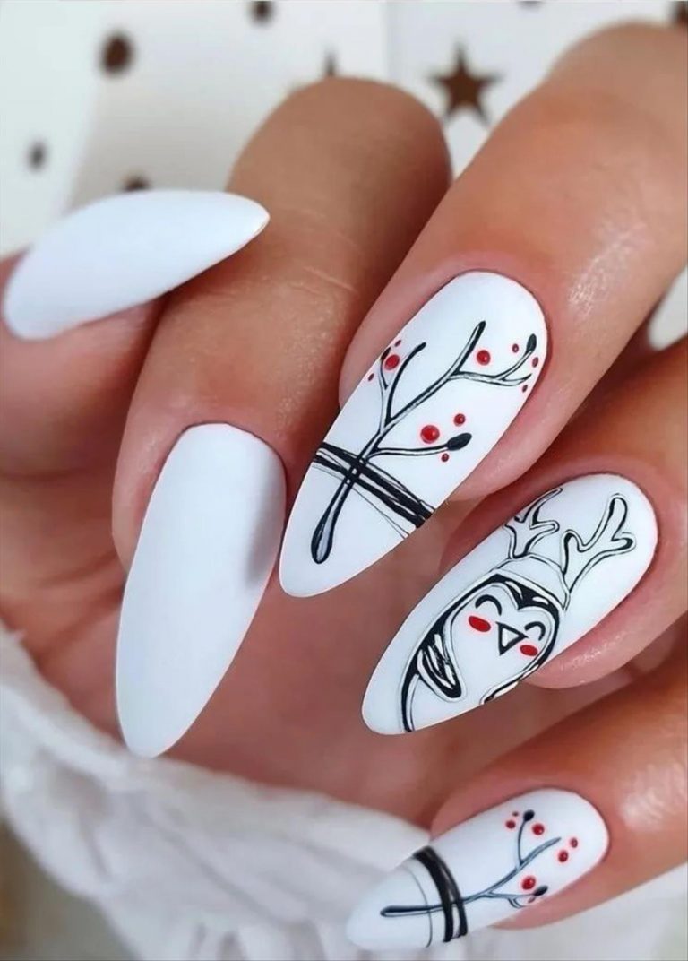 34 Pretty short Winter nails inspiration you'll love - Fashionsum