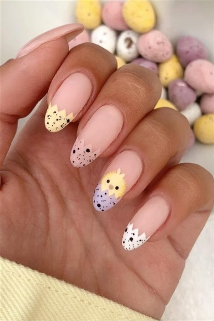 46 Cute short Easter nail designs to rock the season! - Fashionsum