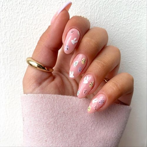 46 Cute short Easter nail designs to rock the season! - Fashionsum