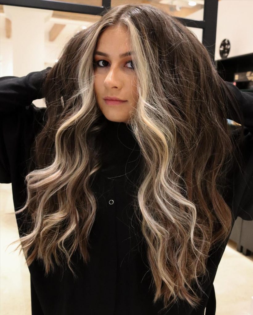 37 Cool money piece highlights for mid-length haircuts - Fashionsum