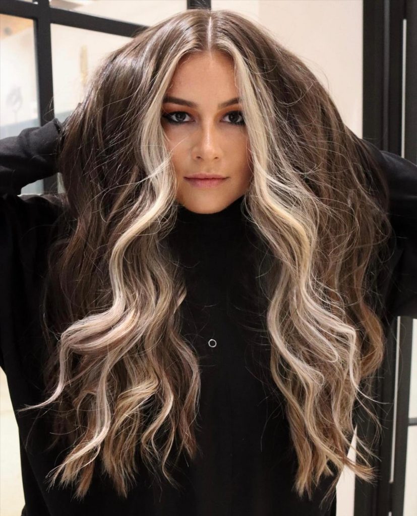 37 Cool money piece highlights for mid-length haircuts - Fashionsum