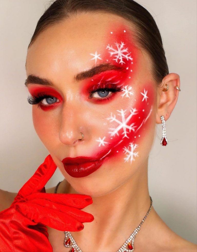 33 Stunning Christmas makeup looks and tutorials for beginners