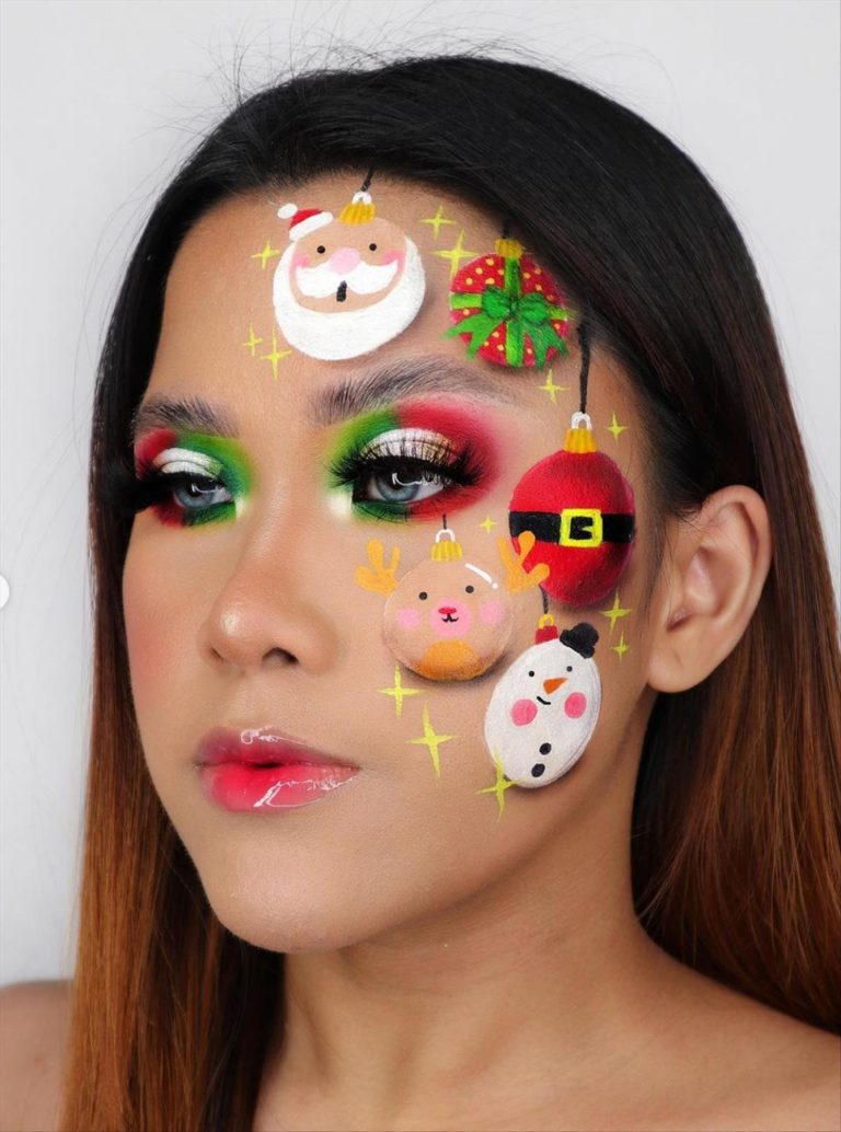 33 Stunning Christmas makeup looks and tutorials for beginners