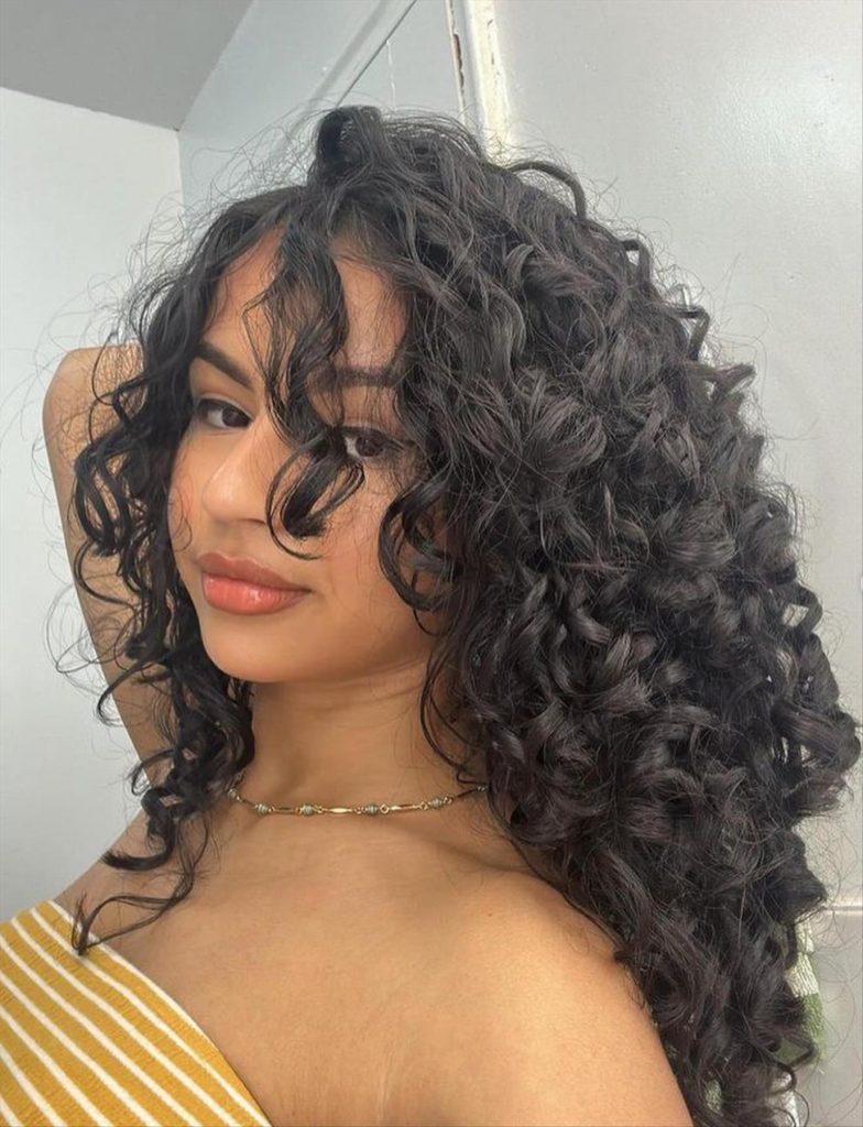 53 Best layered face-framing curly hairstyles Trending in 2024 - Page 2 ...