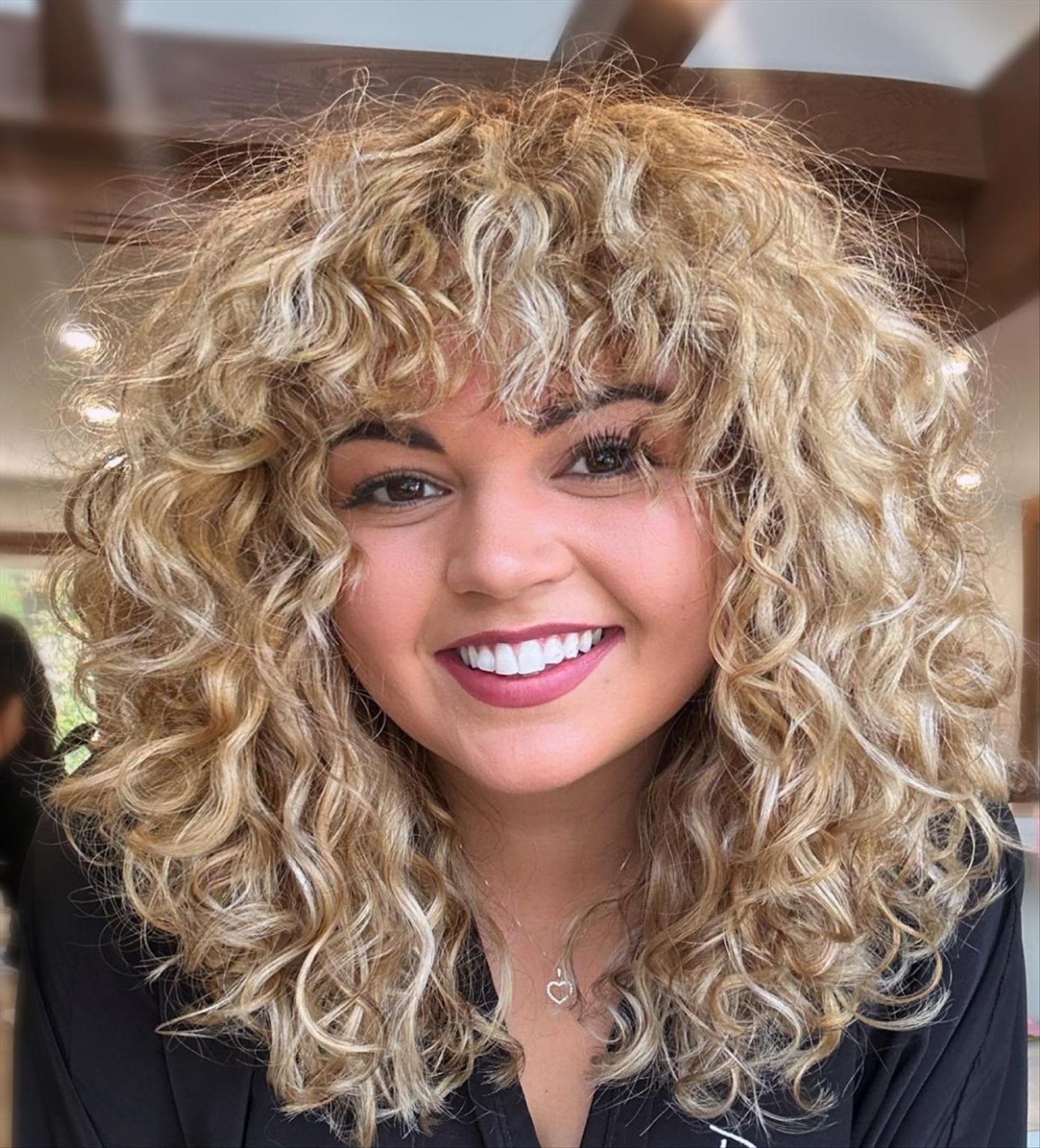 53 Best layered face-framing curly hairstyles Trending in 2024 - Page 2 ...