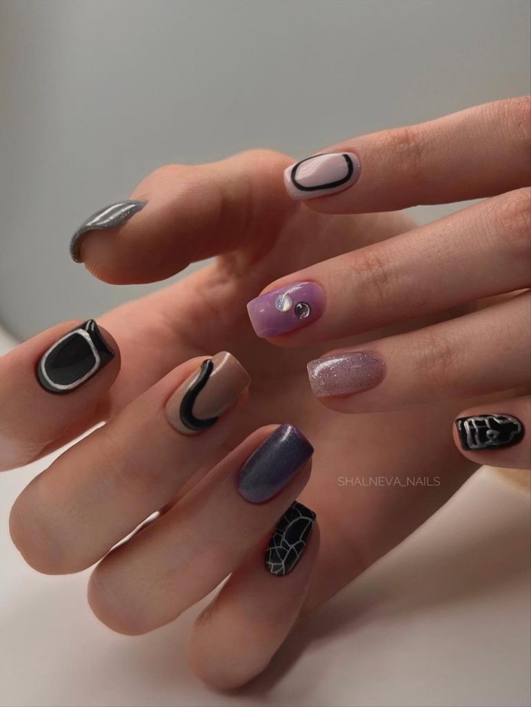 73 Colorful short square nail designs to add vibrance to Your Life