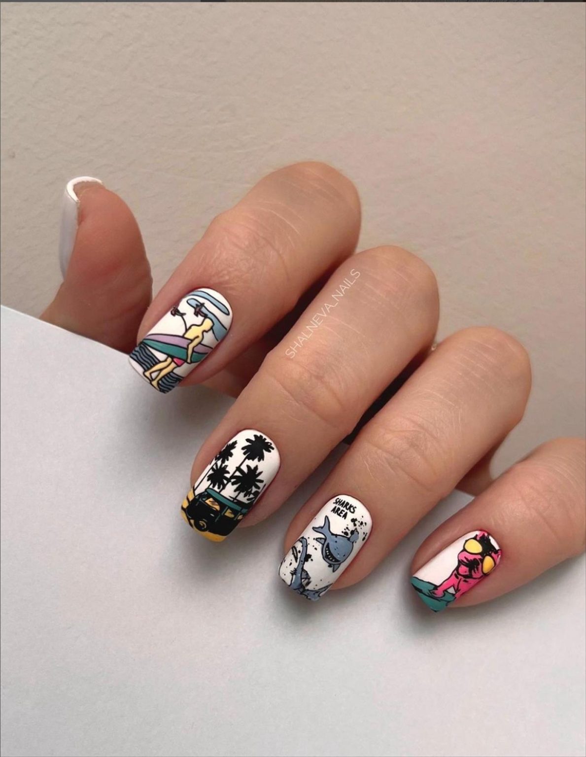 73 Colorful short square nail designs to add vibrance to Your Life ...