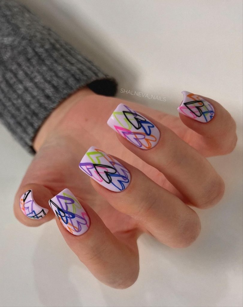 73 Colorful short square nail designs to add vibrance to Your Life